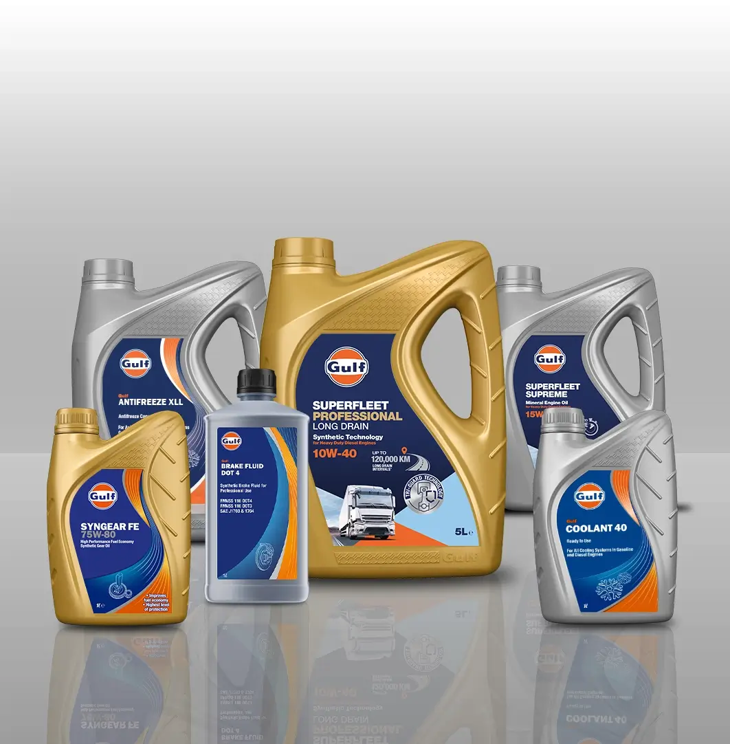 Gulf Oil lubricants | Premium engine oils for commercial vehicles